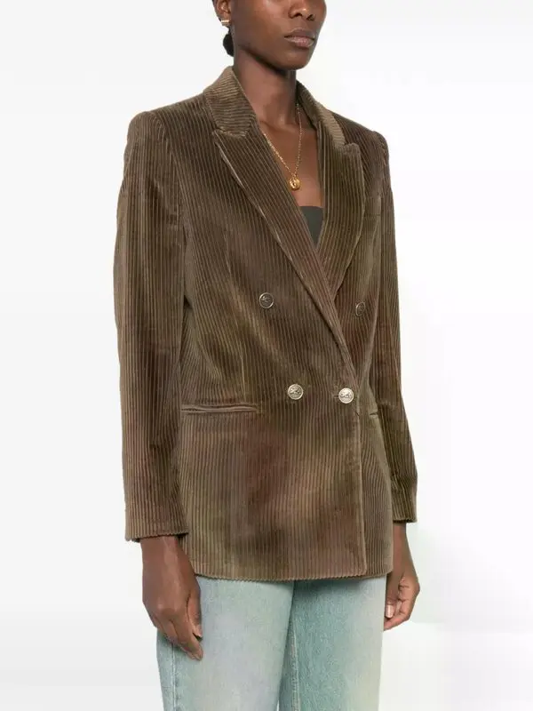Etro Double-breasted Corduroy Blazer