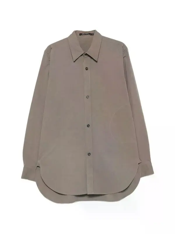 Sofie D'hoore Curved-hem Long-sleeve Shirt