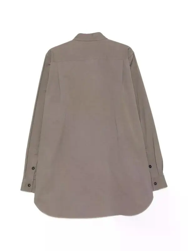 Sofie D'hoore Curved-hem Long-sleeve Shirt