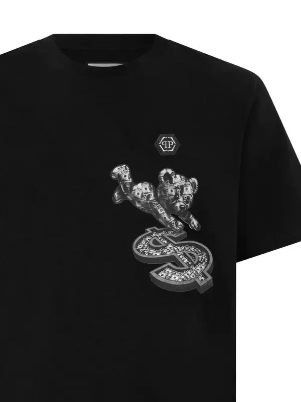 Philipp Plein Teddy Dollar-patch T-shirt