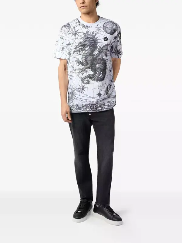 Philipp Plein Zodiac-print T-shirt