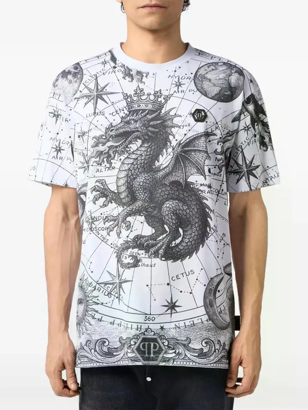 Philipp Plein Zodiac-print T-shirt