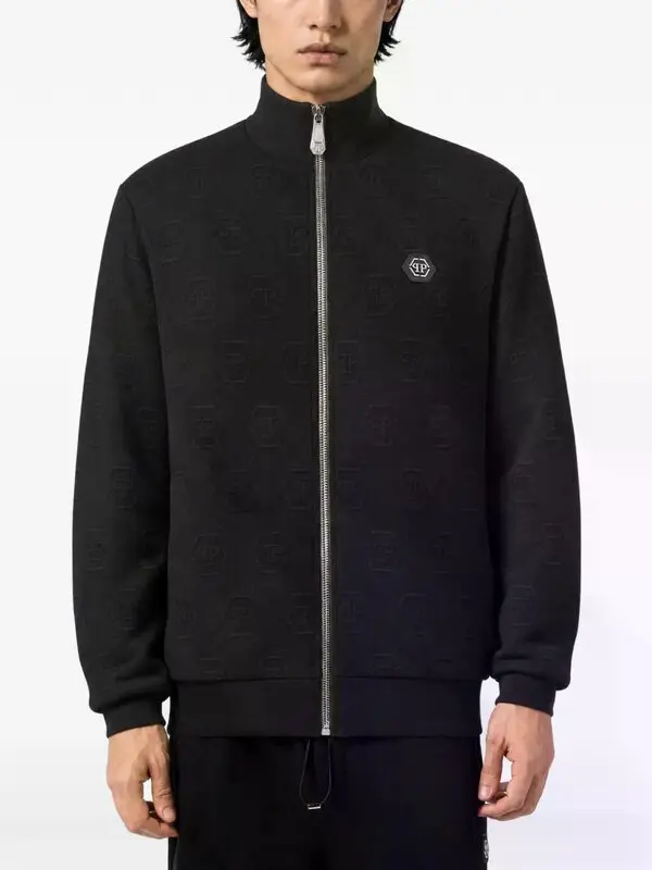 Philipp Plein Jacquard-monogram Tracksuit Jacket