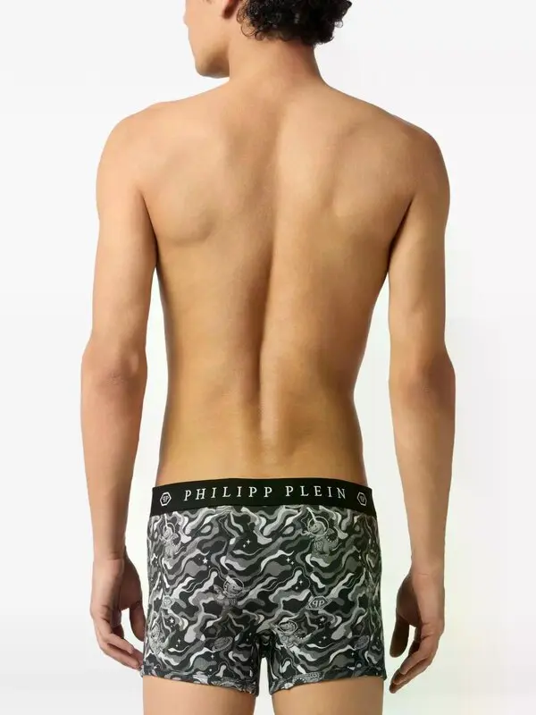 Philipp Plein Baby Dragon Swirl-print Boxers