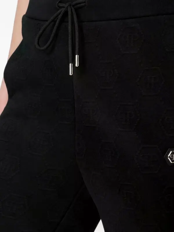 Philipp Plein Monogram-jacquard Track Pants
