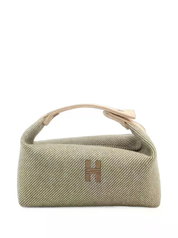 Hermès 2000-2026 Wool Bride A Brac H Natte Case Vanity Bag