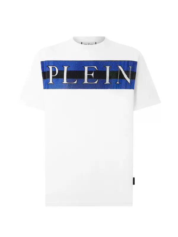 Philipp Plein Embellished Logo-print T-shirt