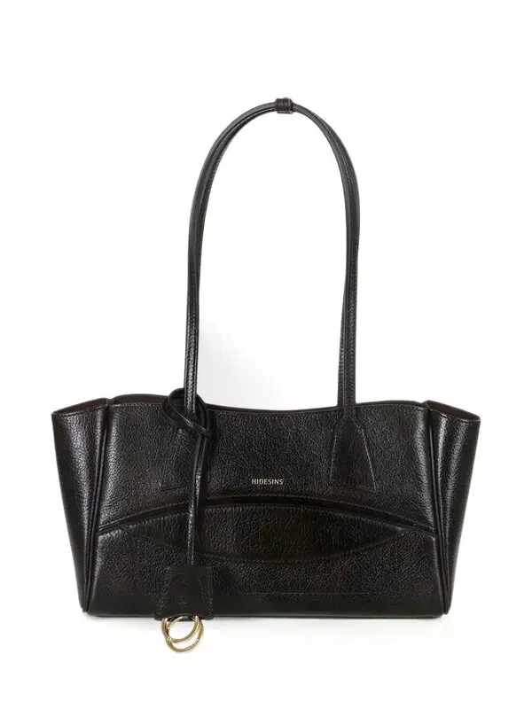 HIDESINS Grainy Leather Tote Bag - Brown