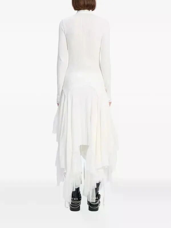 ANN DEMEULEMEESTER Tessie Serafino Ruffled Asymmetric Dress
