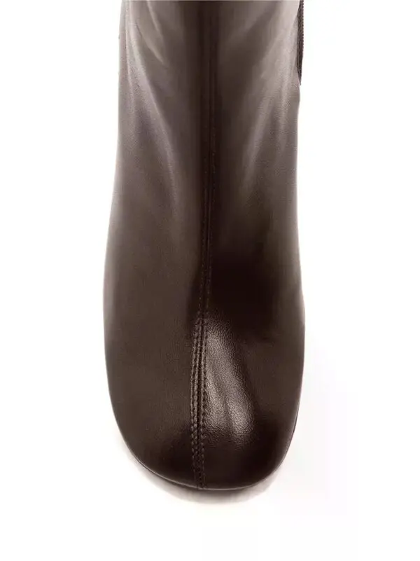 POEVE Thea Side-zip Block-heel Boots