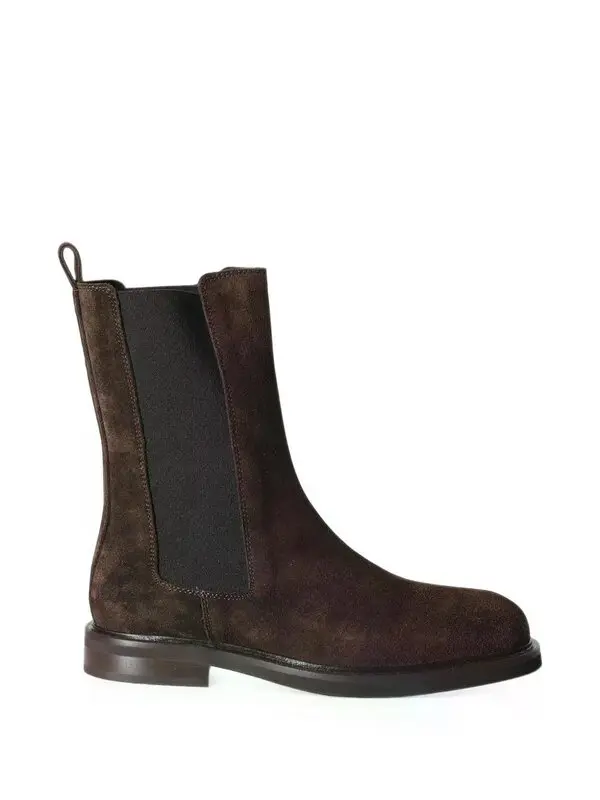 POEVE Suede Chelsea Boots