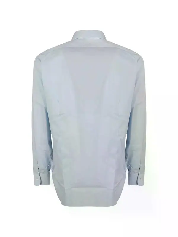 BARBA NAPOLI Spread-collar Button-up Shirt