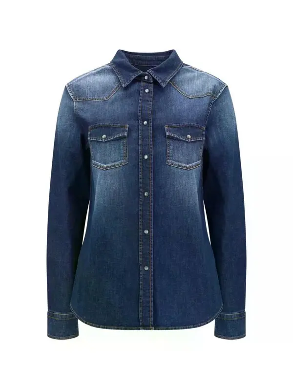 Jacob Cohen Panelled Denim Shirt