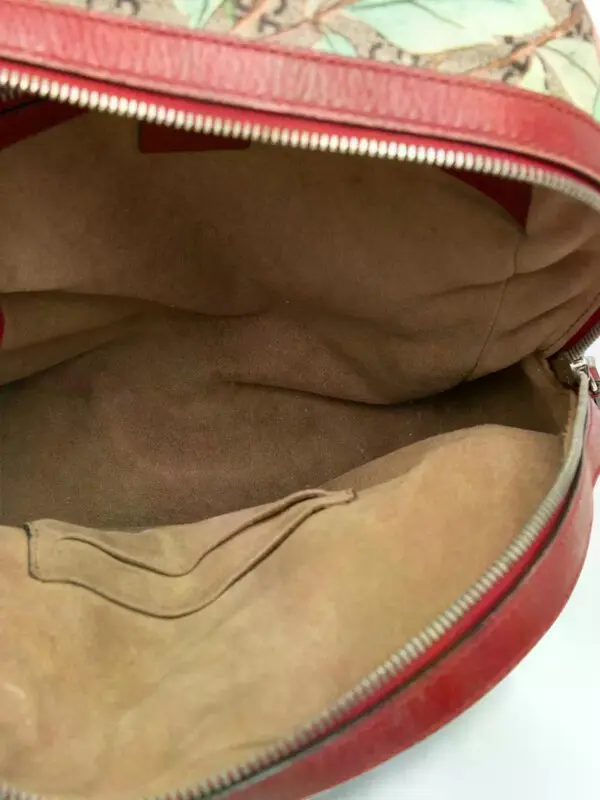 Gucci Small Gg Supreme Web Tian Backpack - Neutrals