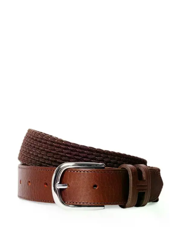HACKETT LONDON Parachute Braided Belt - Brown