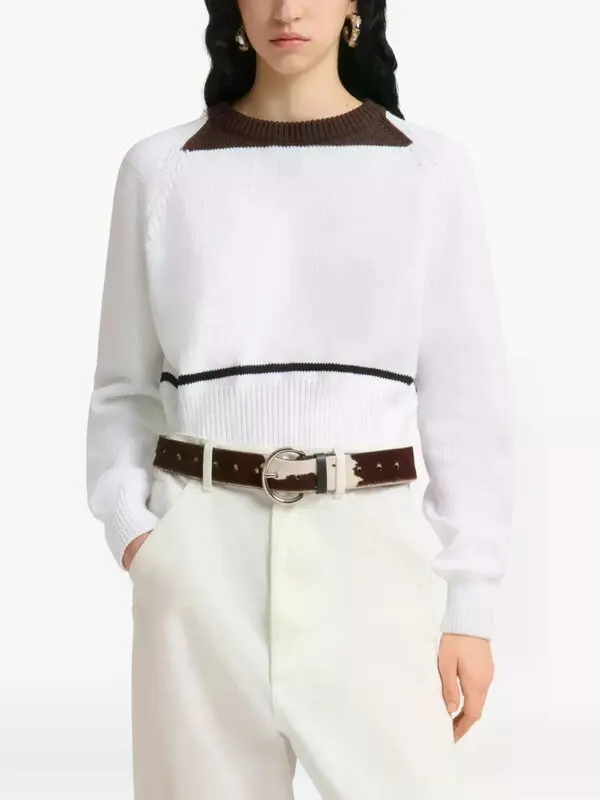 Marni Raglan-sleeve Sweater
