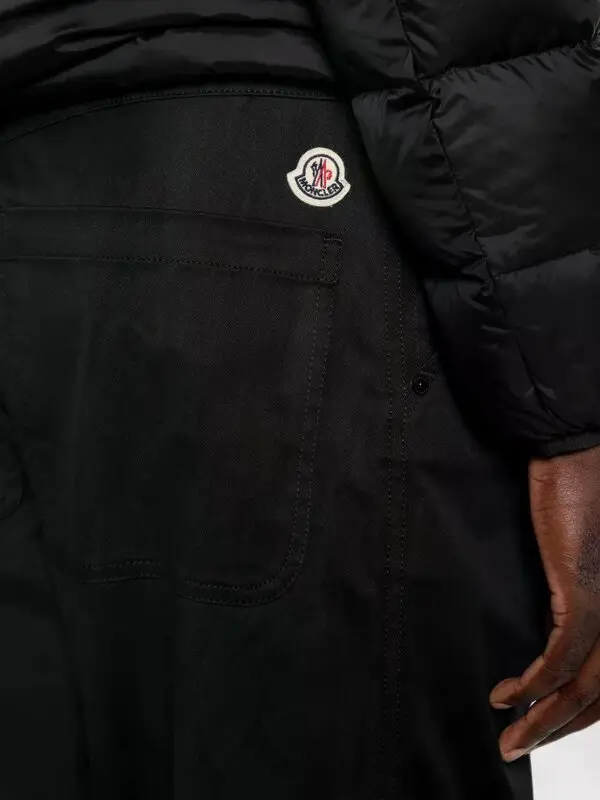 Moncler Straight-leg Gabardine Trousers