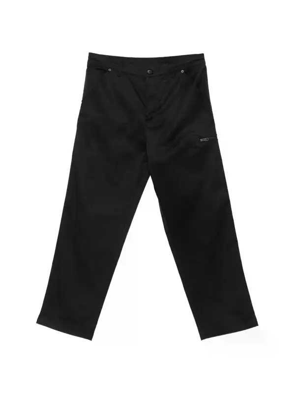 Moncler Stretch Gabardine Trousers - Black