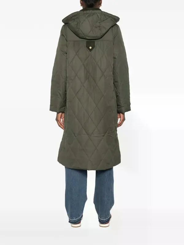Barbour Hooded Quilted Coat