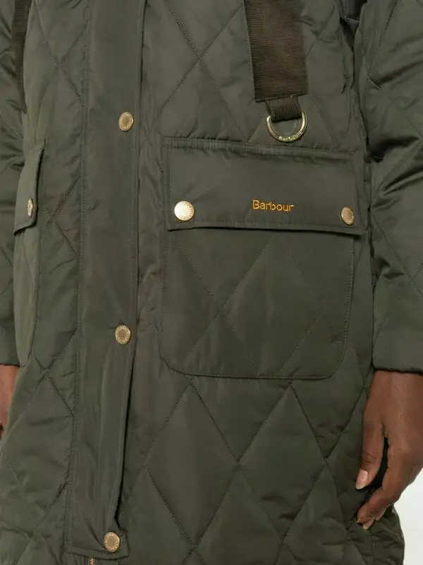 Barbour Hooded Quilted Coat