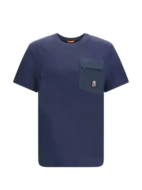 PARAJUMPERS Mojave 2.0 Logo-patch T-shirt - Blue