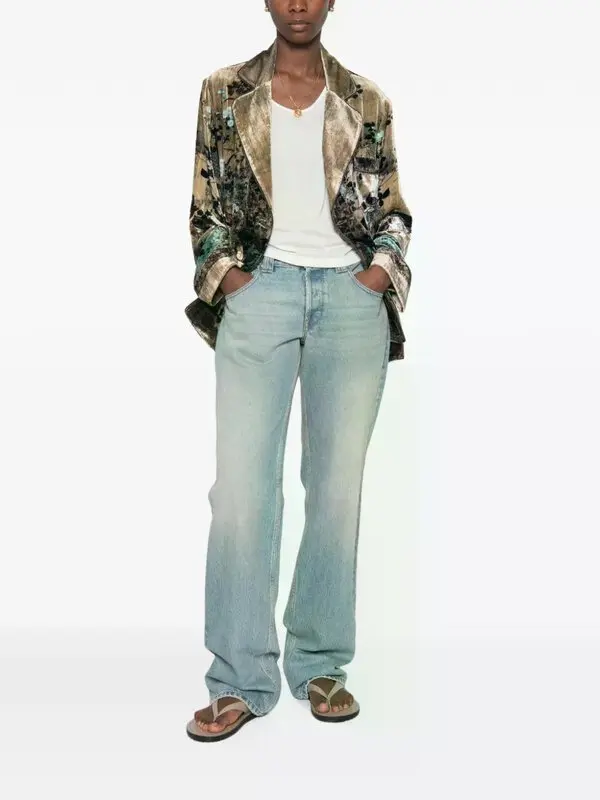 PIERRE-LOUIS MASCIA Graphic-print Blazer