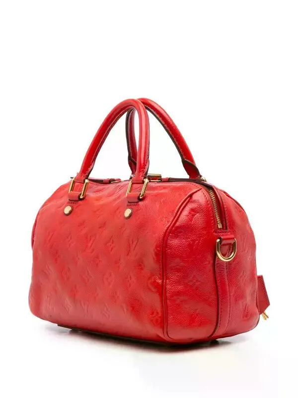 LOUIS VUITTON 2012 Monogram Empreinte Speedy Bandouliere 25 Satchel