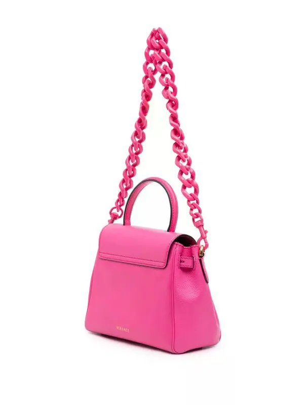 Versace 2010-2026 Small Leather La Medusa Top Handle Bag Satchel