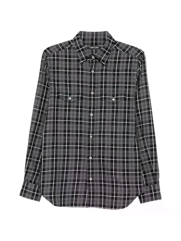 TOM FORD Western Check Shirt