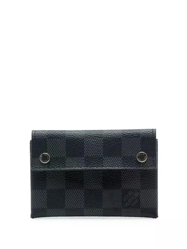 LOUIS VUITTON 2019 Damier Graphite Compact Modulable Wallet Small Wallets