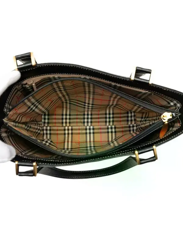 Burberry 2000-2017 Leather Tote Bag