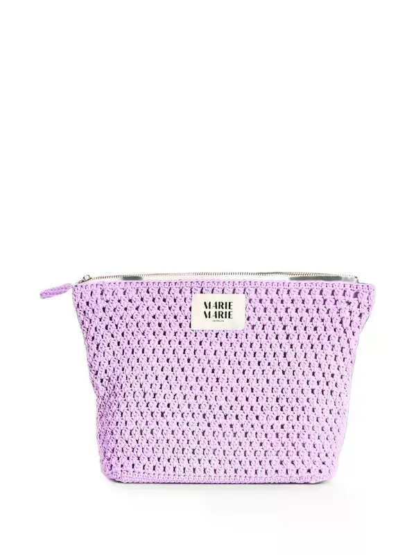 MARIE MARIE AMSTERDAM Crochet Logo-patch Clutch