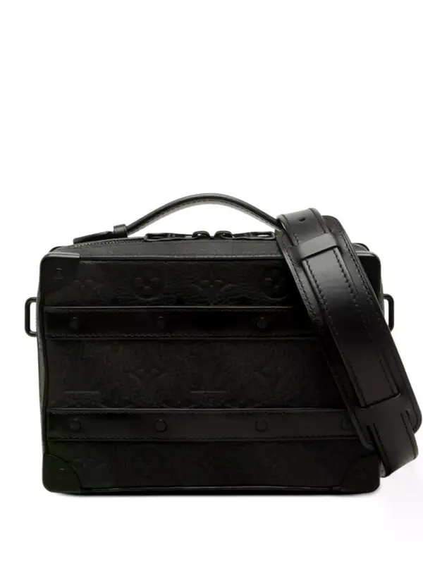 LOUIS VUITTON 2021-2026 Monogram Taurillon Handle Soft Trunk Satchel