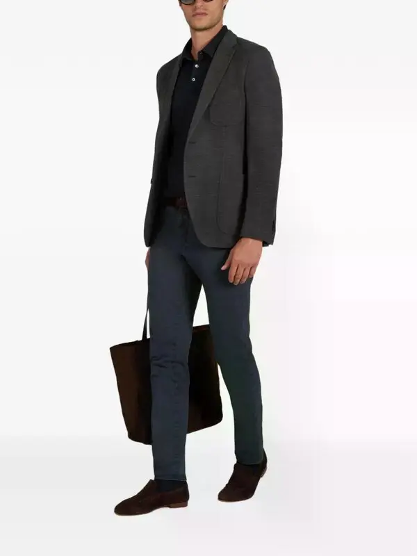 SLOWEAR Zanone Interlock-cotton Polo Shirt