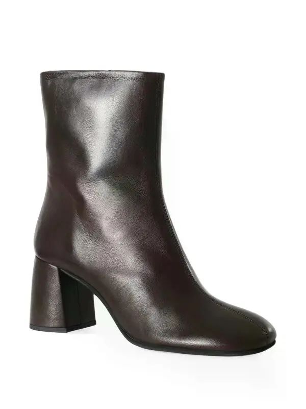 POEVE Block-heel Ankle Boots