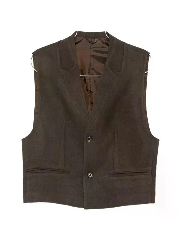 Imperial Herringbone Pattern Waistcoat