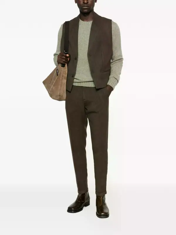Imperial Herringbone Pattern Waistcoat