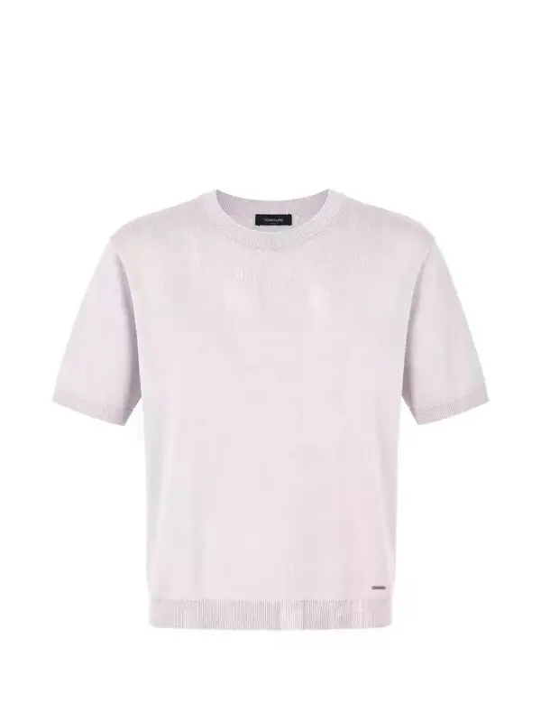 TOMBOLINI Fine-knit Crew-neck T-shirt