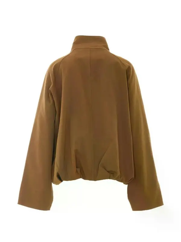 ELE Eleh Button-up High-neck Twill Jacket