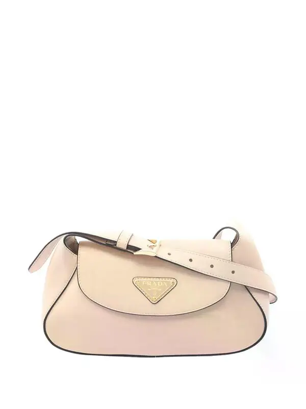 Prada 2013-2026 Small Leather Patina Shoulder Bag