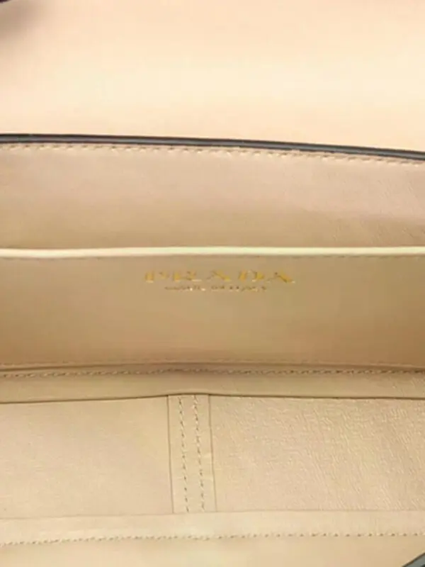 Prada 2013-2026 Small Leather Patina Shoulder Bag