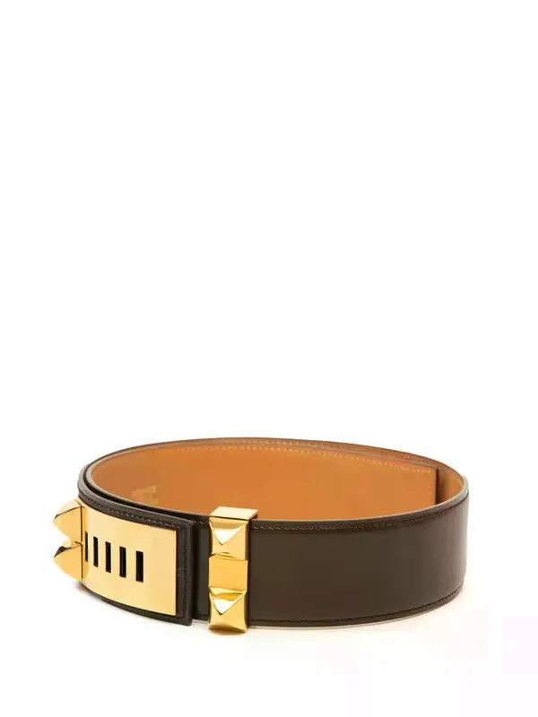 Hermès 1997 Box Calf Collier De Chien 70 Belt