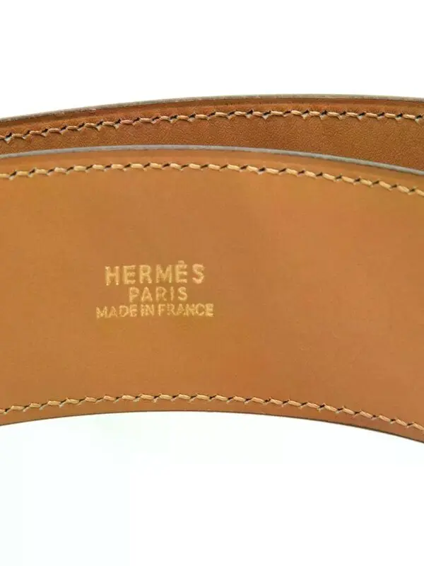Hermès 1997 Box Calf Collier De Chien 70 Belt