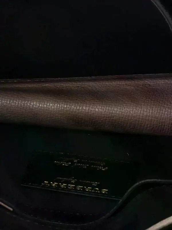 Burberry Macken Leather And House Check Canvas Cross Body Bag