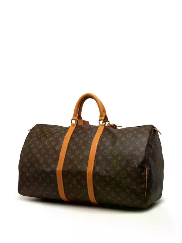 LOUIS VUITTON 1990 Monogram Keepall 55 Travel Bag