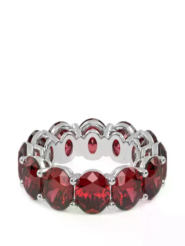 VEYNOU Rouge Eternity Ruby Ring - Silver