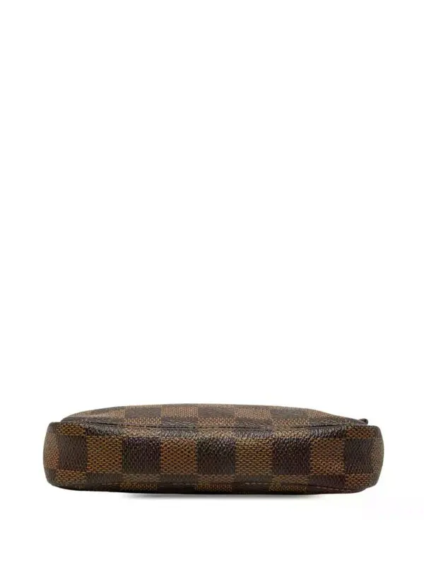 LOUIS VUITTON 2008 Damier Ebene Mini Pochette Accessoires Handbag