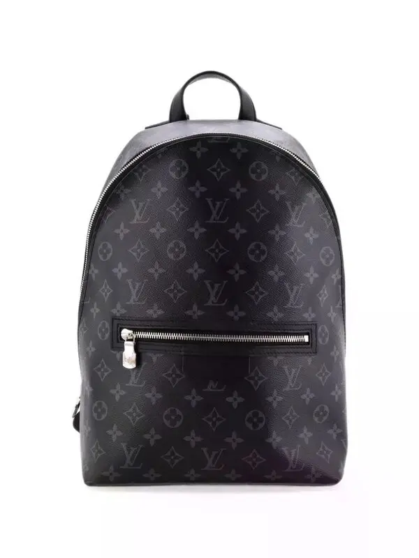 LOUIS VUITTON Discovery Slim Monogram Eclipse Canvas Backpack - Black