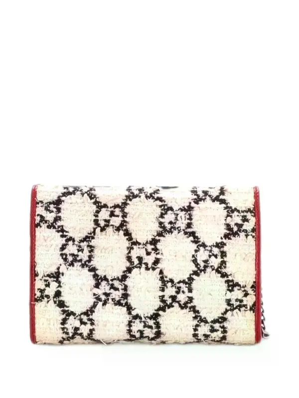 Gucci Dionysus Chain Wallet Gg Tweed Small Shoulder Bag