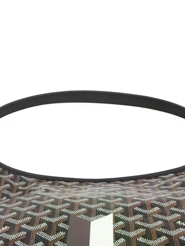 Goyard Coated Canvas And Leather Shoulder Bag